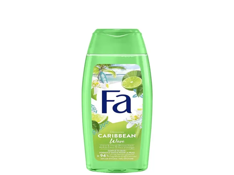 Fa Shower Gel Caribbean Wave - Citrus & Orange Blossom Scent - 250ml ...