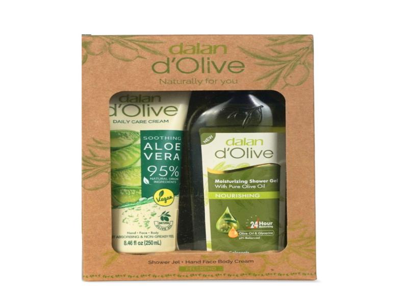 Dalan d'Olive 11676 Gift Set Shower Gel & Body Cream | IwonaTEC