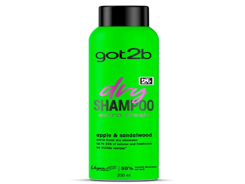 Schwarzkopf got2b Dry Shampoo Extra Fresh - Apple & Sandalwood - 200 ml ...