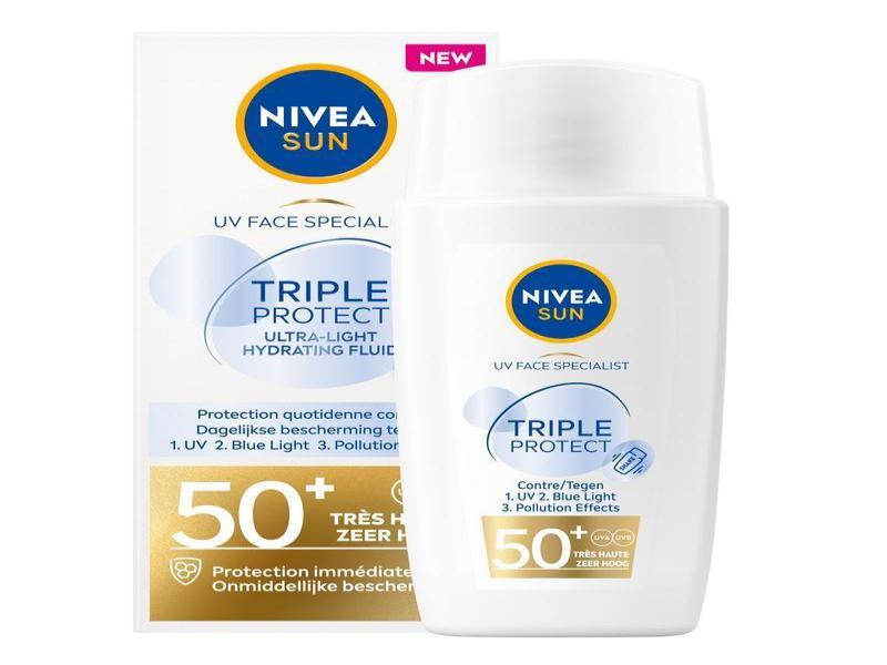 Nivea Sun Sunscreen SPF 50+ Triple Protect - 40 ml | IwonaTEC