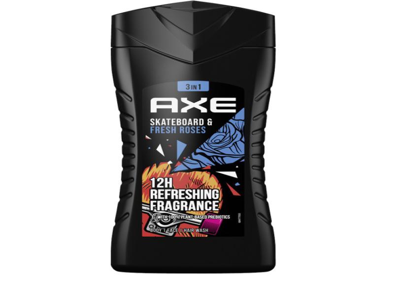 Axe Shower Gel - Skateboard & Fresh Roses - 250ml | IwonaTEC