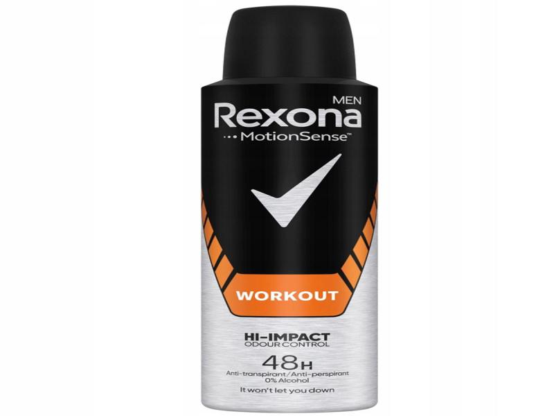 REXONA Deospray Men/Antiperspirant - Workout - 150 ml | IwonaTEC