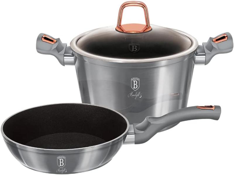Berlinger Haus BH/6019 3-piece cookware set (4.5 liter pot + 24cm ...