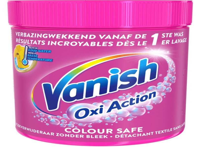 Vanish Oxi Action Colour Safe Powder Fabric Stain Remover - 550g | IwonaTEC