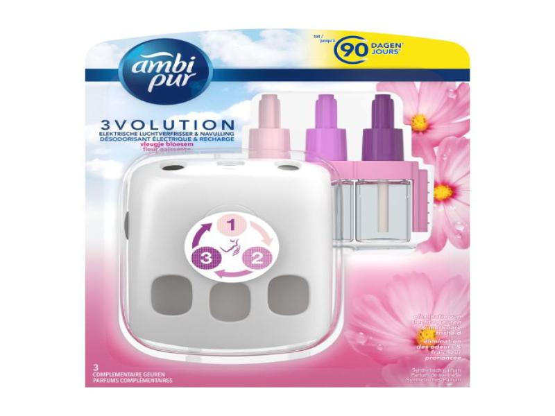 Ambi Pur Starter Set 3volution Device + refill Bloesem - 20ml | IwonaTEC
