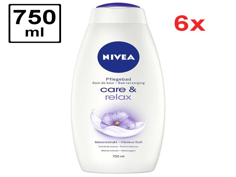 6er Pack - Nivea Cream Bath - Care & Relax - for women of all ages and ...