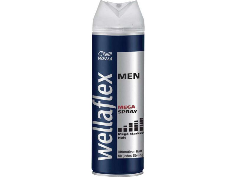 6er Pack - WELLA Wellaflex Men Hairspray Mega Strong Hold - 250 ml ...