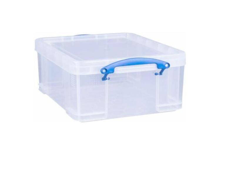 REALLY USEFUL BOX 21 Liter - 456 x 356 x 200 mm - transparant | IwonaTEC