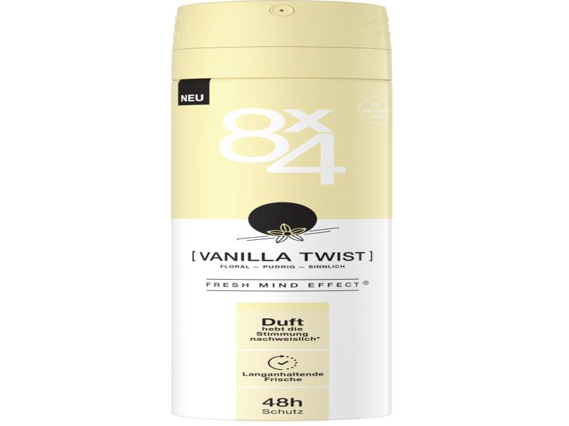 8x4 Déodorant Spray Protection 48h - Vanille Twist - 6er Pack (6x 150 ...