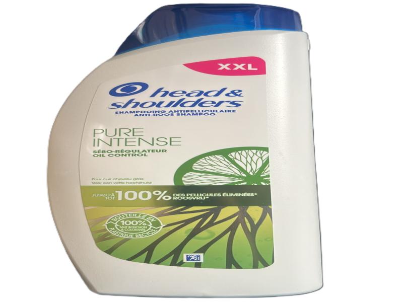 6x Head & Shoulders Shampoo Sebum Regulator - Pure Intense - 625ml ...
