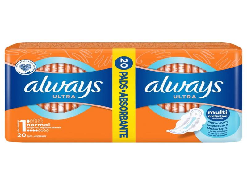 Always Sanitary Napkins Size 1 - Classic Normal - 10 pieces | IwonaTEC
