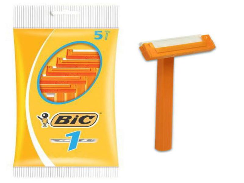 BIC "Sensitive" Single Blade Razors - Pack of 5 | IwonaTEC