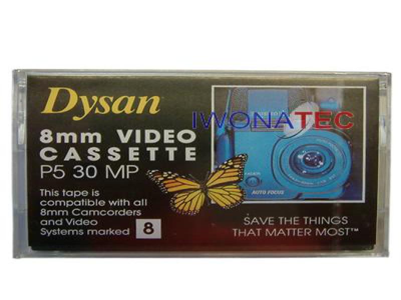 DYSAN 8mm Video Cassette - 30 Min - 1 Stück | IwonaTEC