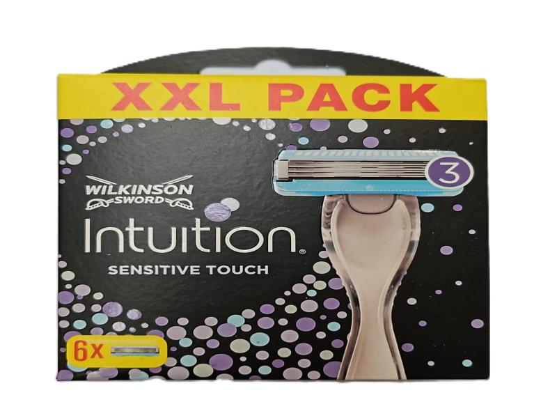 Wilkinson Intuition Sensitive Touch replacement blades in a pack of 6 ...
