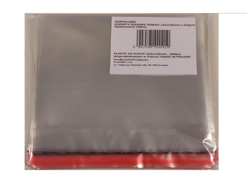 OMEGA CD/DVD Foil Envelopes 125x135 mm, 30 mm flap, with glue, 90 ...