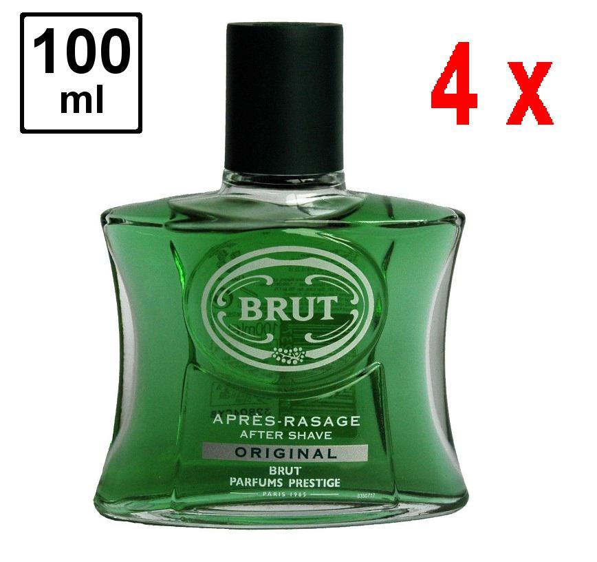 4er Pack - Brut Aftershave Men - Original - 100 ml | IwonaTEC