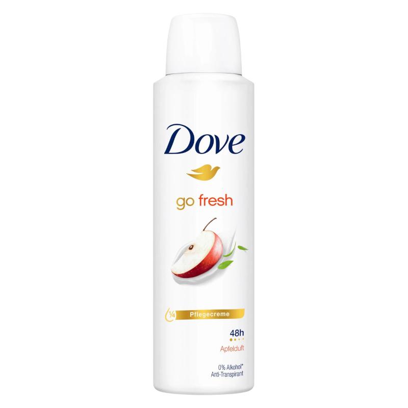 6-pack - DOVE Antitranspirant Deospray Women - Go Fresh Apple Scent ...