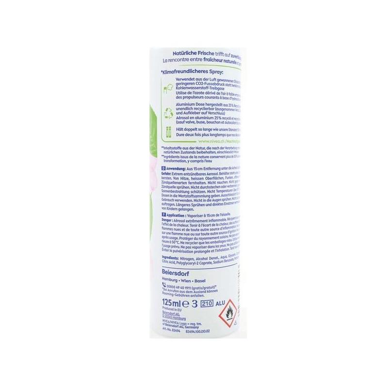 Nivea Deodorant Spray Natural Balance - Green Tea - 125 ml | IwonaTEC
