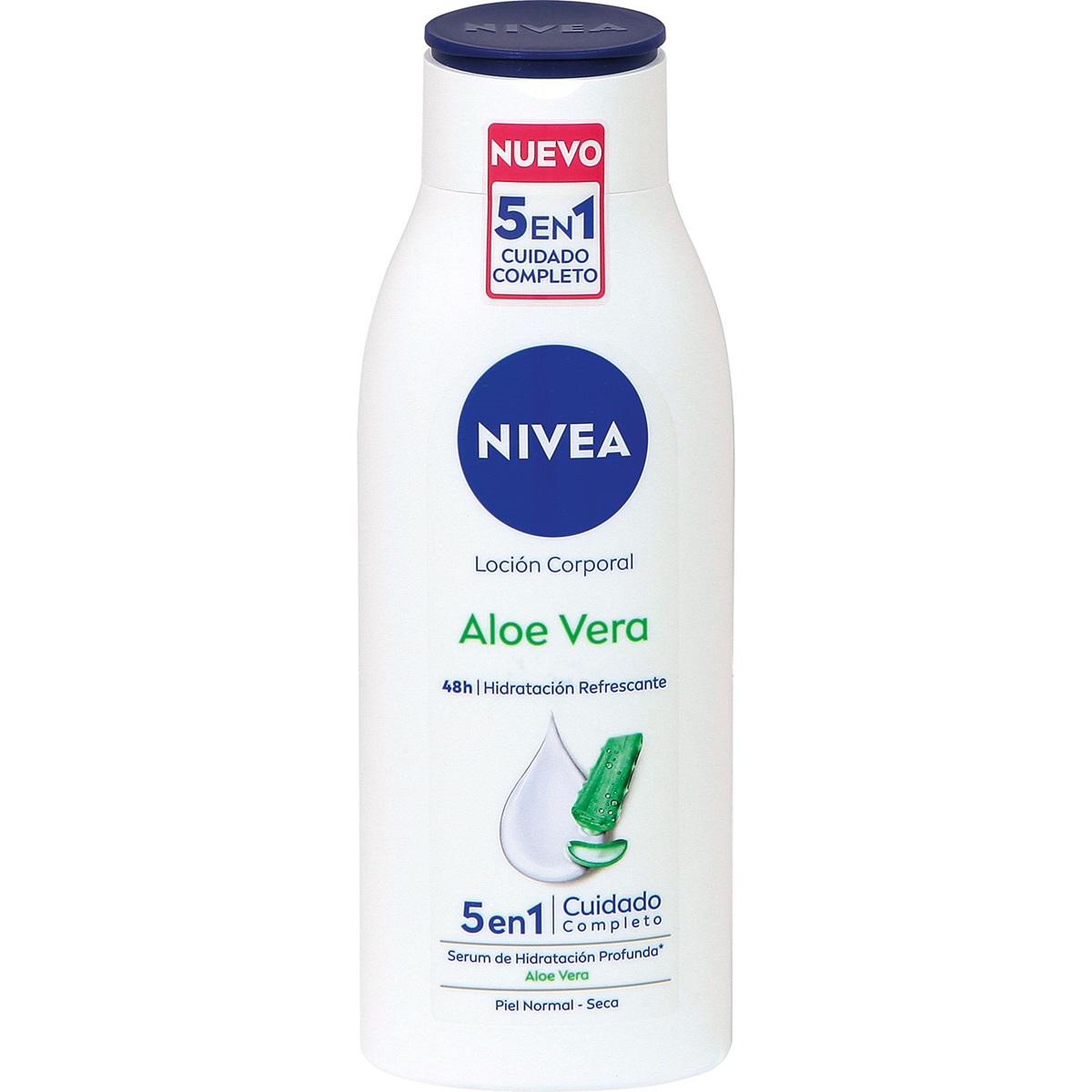 6x NIVEA Body Lotion - Aloe & Vera - for normal and dry skin - 400 ml ...