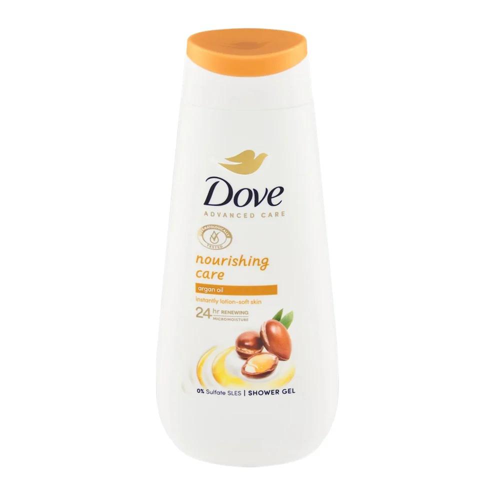 Dove Advanced Care Shower Gel con Olio di Argan - Nourishing Care - 225 ...