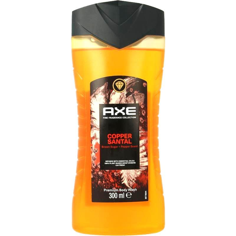 Axe Shower Gel Copper Santal - Brown Sugar & Pepper Scent - 300ml ...