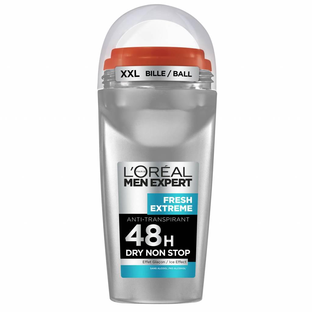 6x L'Oréal Paris Men Expert Deodorant Roller - Fresh Extreme - 50 ml ...
