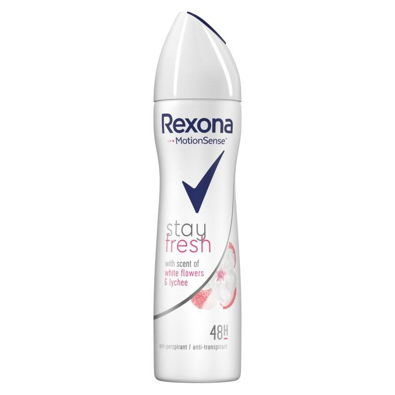 Rexona Deospray Stay Fresh - White Flowers & Lychee /Anti-Perspirant ...